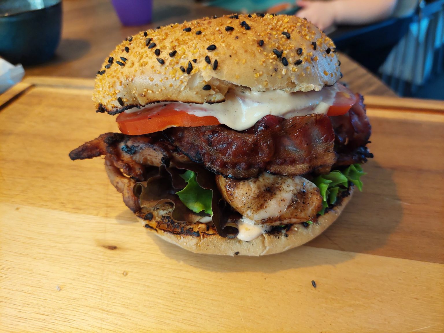 Chipotle Chicken Bacon Burger – Smokey Meat